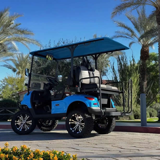 Luxury lifted utility 2+2 4 person seater golf cart - Eagle Golf Cart