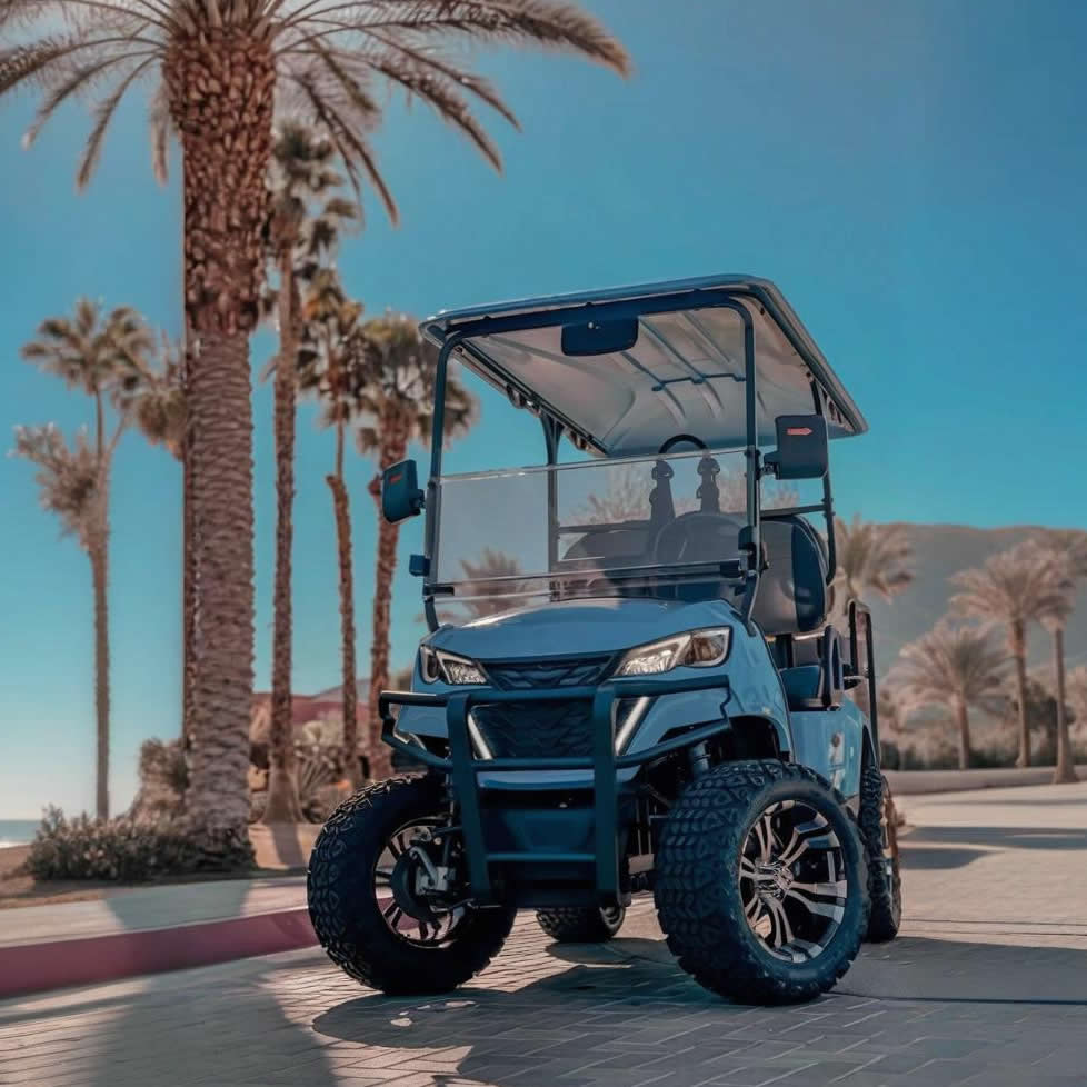 Luxury lifted utility 2+2 4 person seater golf cart - Eagle Golf Cart